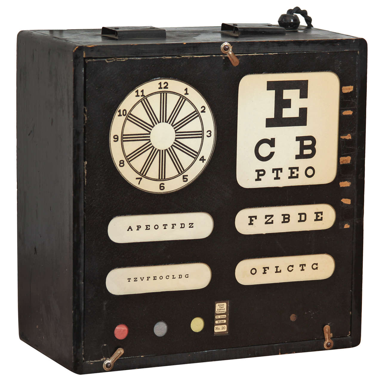 Optometrist's Lighted Testing Box at 1stDibs