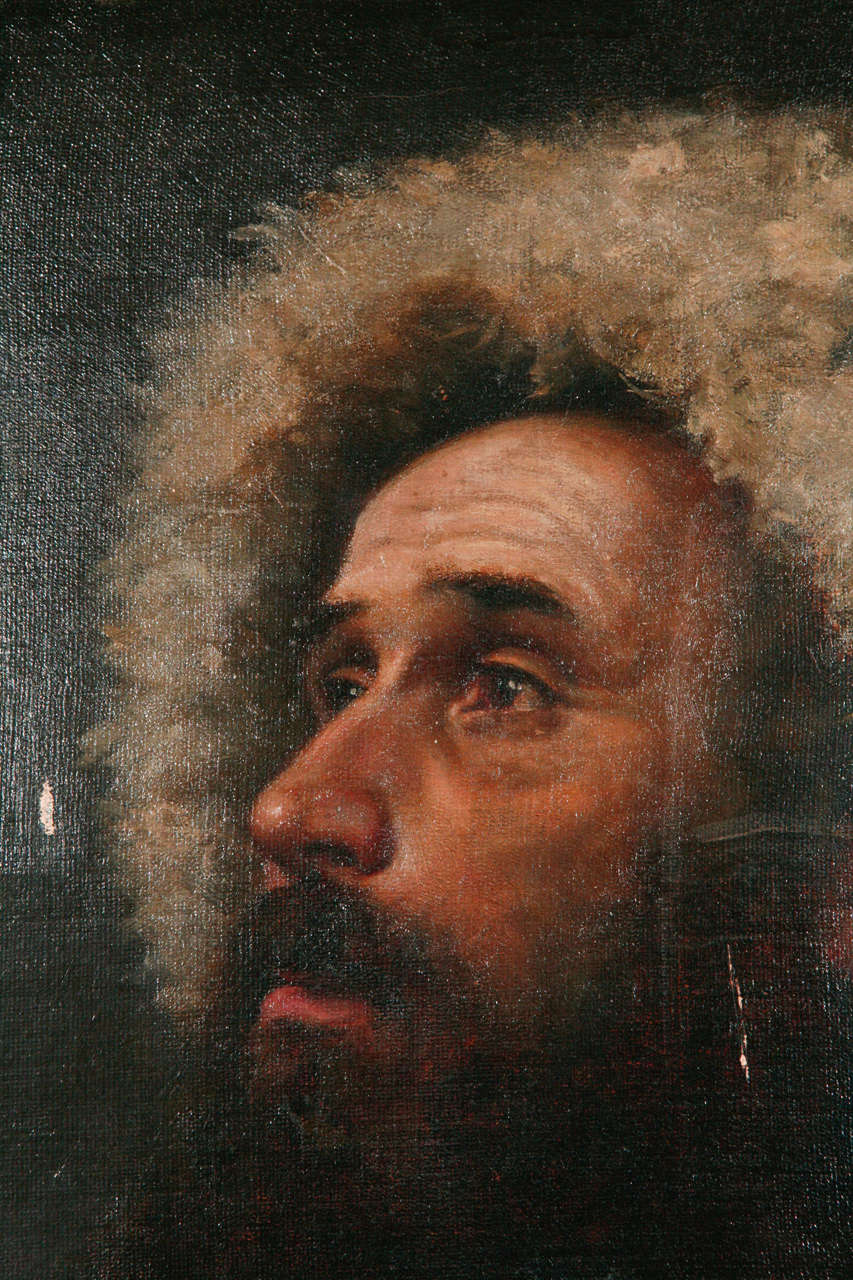 19th Century Oil Painting of Russian Cossack at 1stDibs