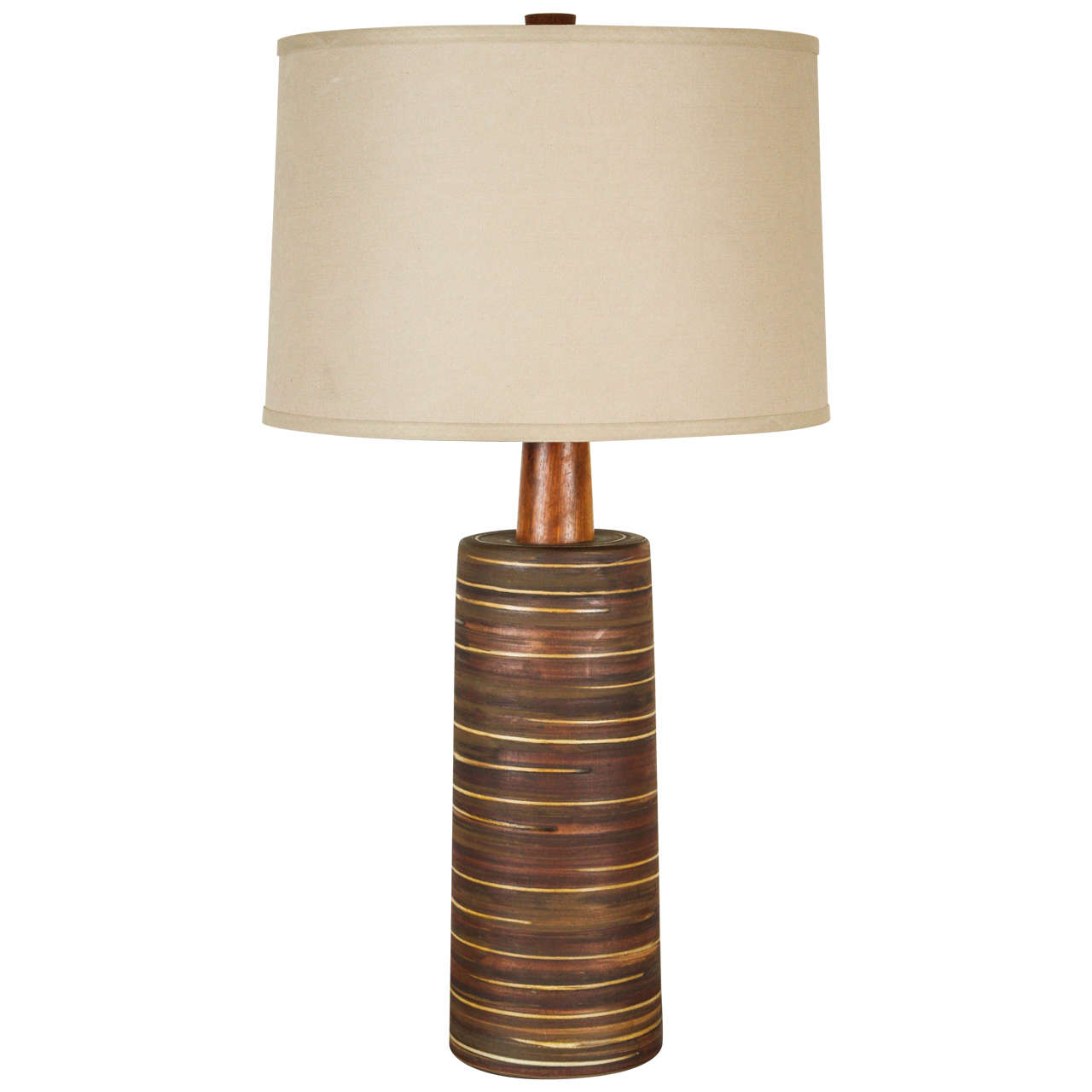 Large Ceramic Martz Lamp at 1stDibs