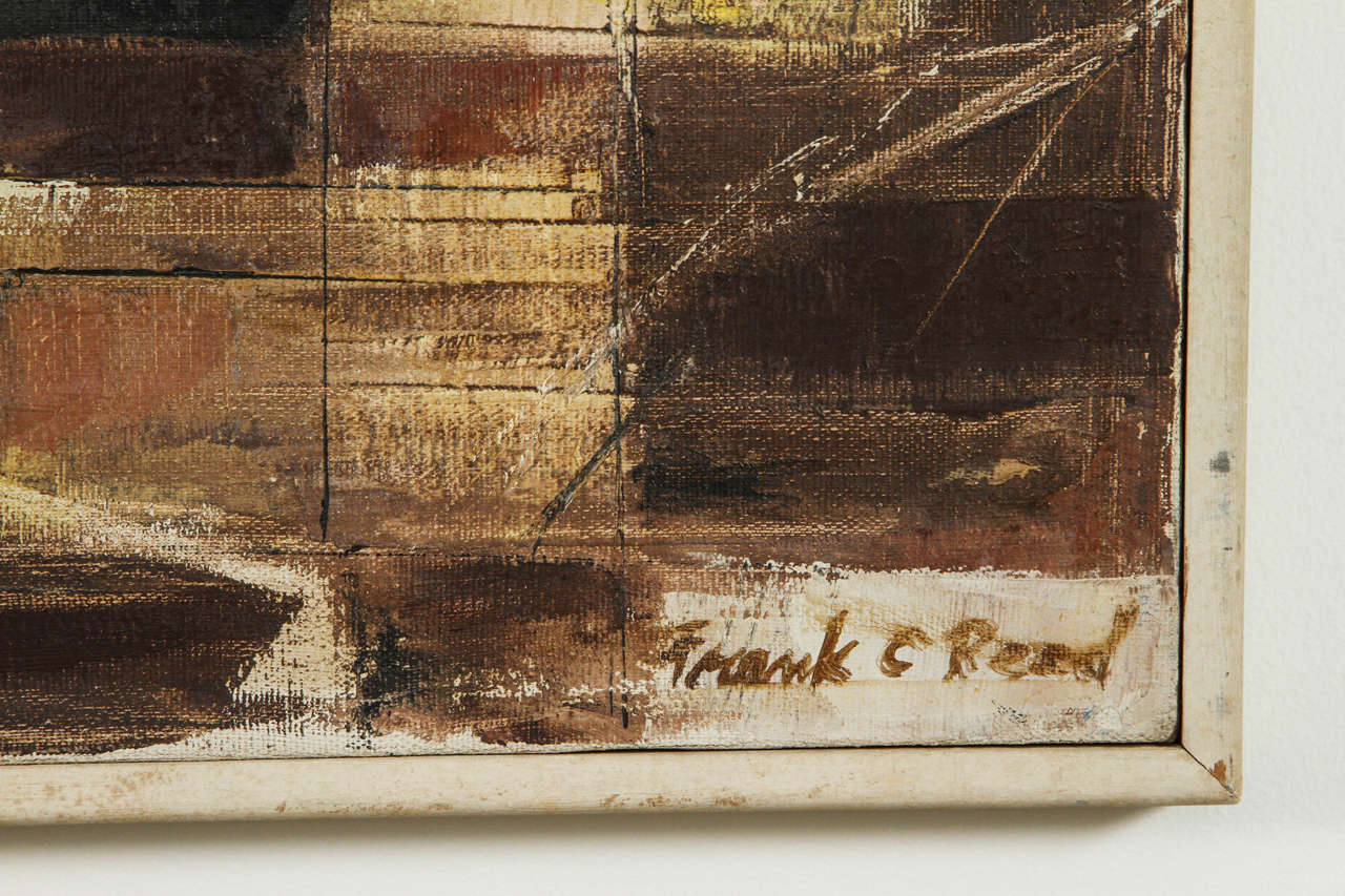 Mid-Century Abstract Painting by Frank Reed at 1stDibs | mid century ...