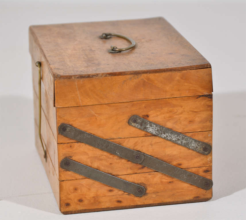 Burl Wood Expandable Box For Sale at 1stDibs | expandable boxes ...