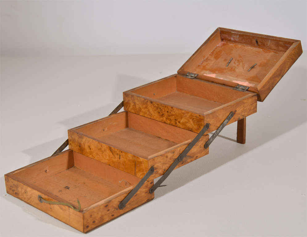 Burl Wood Expandable Box For Sale at 1stDibs | expandable boxes ...