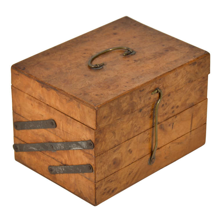 Burl Wood Expandable Box For Sale at 1stDibs | expandable boxes ...