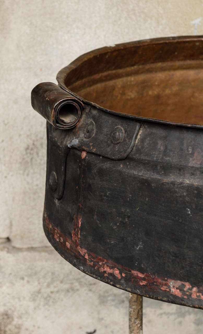 Very Large Size 19th Century South Indian Copper Vessel For Sale at ...