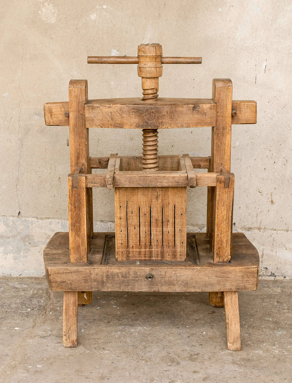 Late 19th Century French Wooden Wine Press at 1stDibs | antique wooden ...