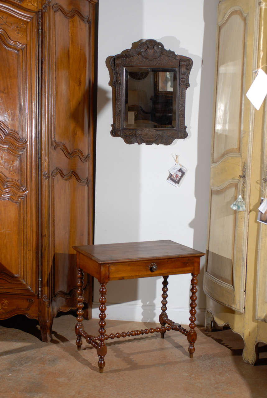 French Walnut Table Louis XIII Style at 1stDibs