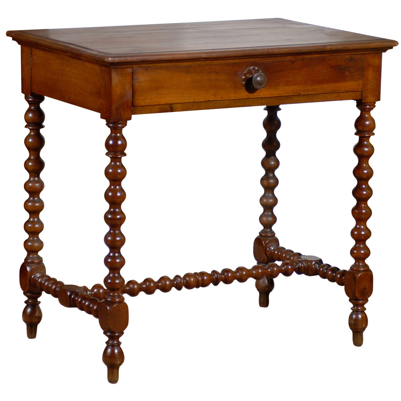French Walnut Table Louis XIII Style at 1stDibs