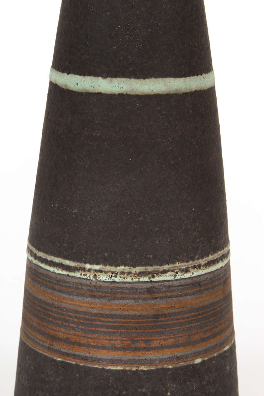 Earthy Stoneware Vessel By Glynn Hugo For Sale at 1stDibs