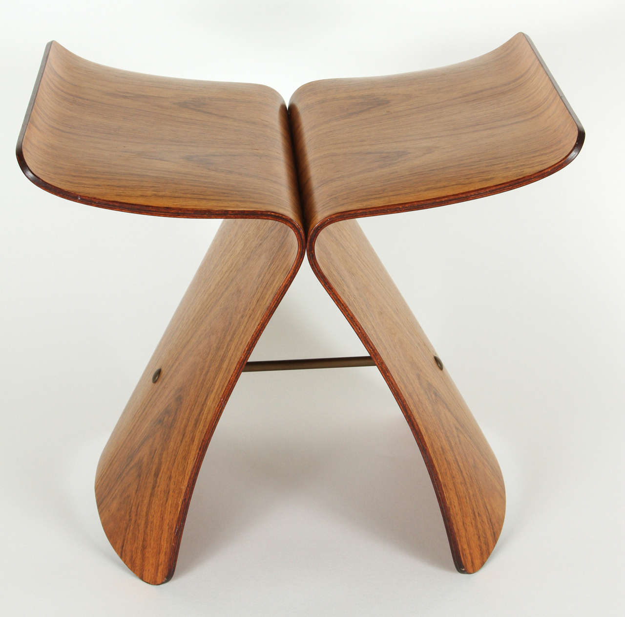 Early "Butterfly" stool by Sori Yanagi For Sale at 1stDibs