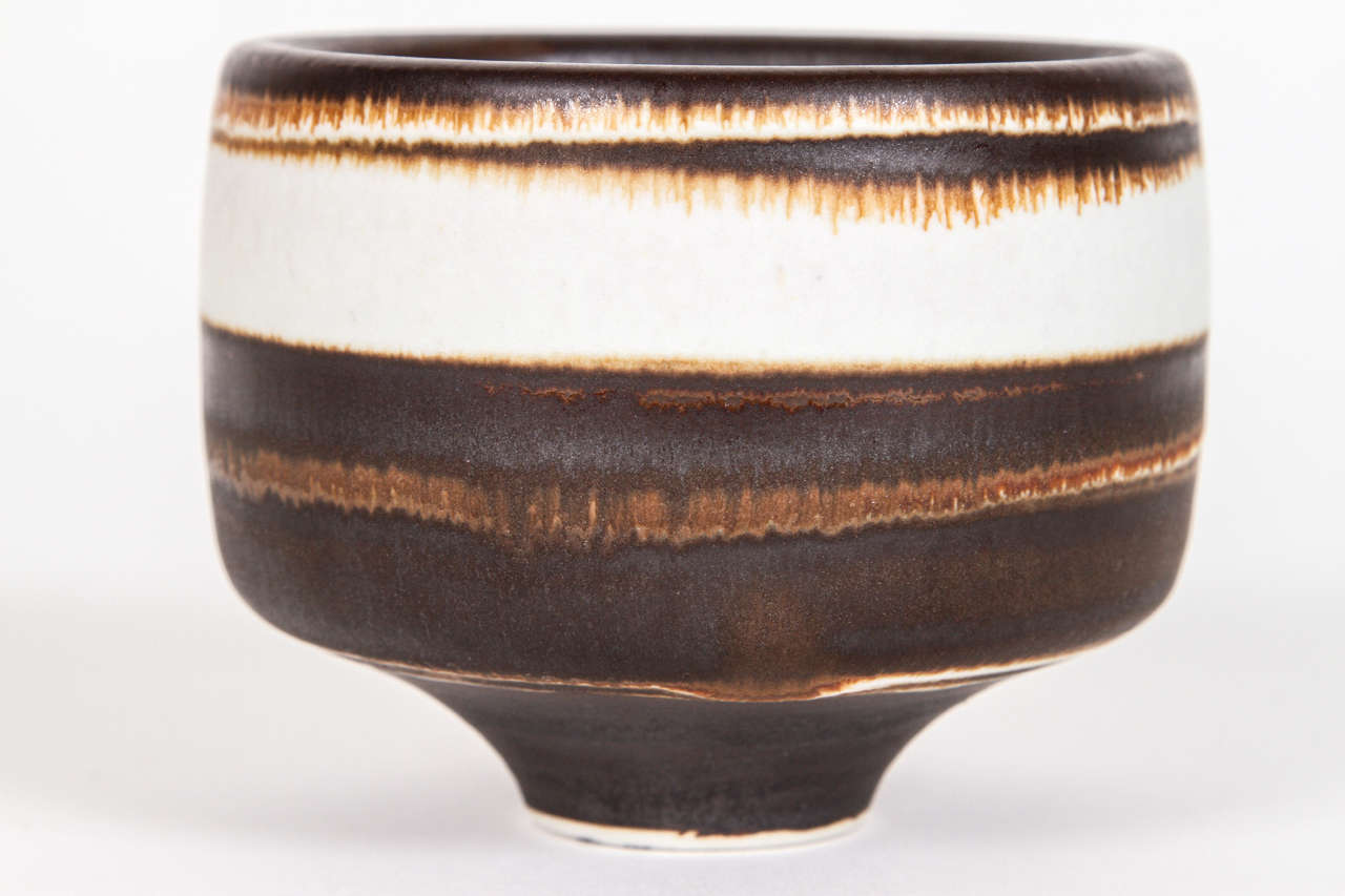 Outstanding Karl Scheid "Tea Bowl" Vase For Sale at 1stDibs