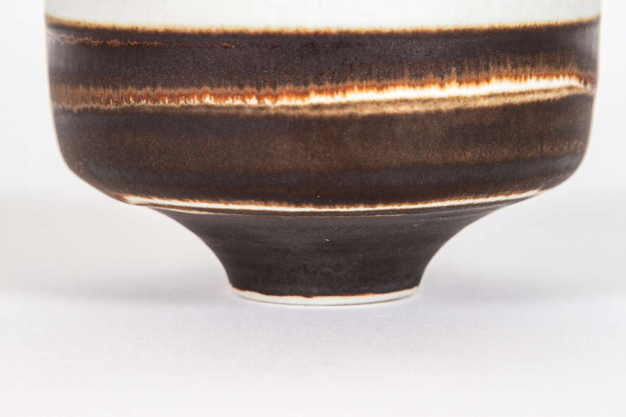 Outstanding Karl Scheid "Tea Bowl" Vase For Sale at 1stDibs