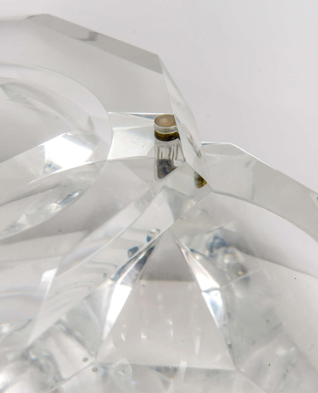 Large Vintage Faceted Lucite Ice Bucket- Box at 1stDibs | vintage ...