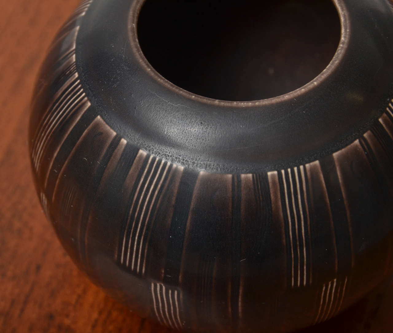 Danish Pottery Orb Vase by Nils Thorsson, circa 1950 For Sale at ...
