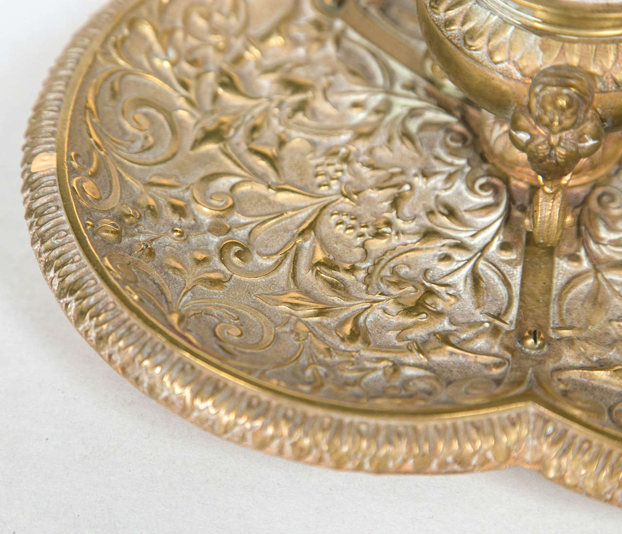 Bronze English Inkwell For Sale at 1stDibs