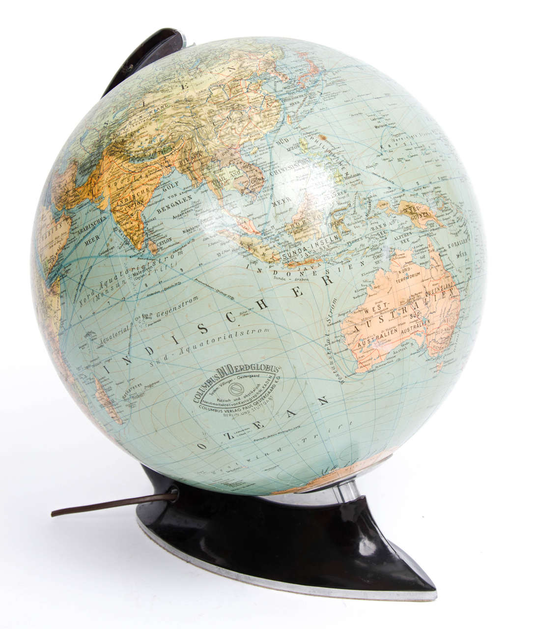 Illuminating Globe by Columbus, Germany, 1940s at 1stDibs