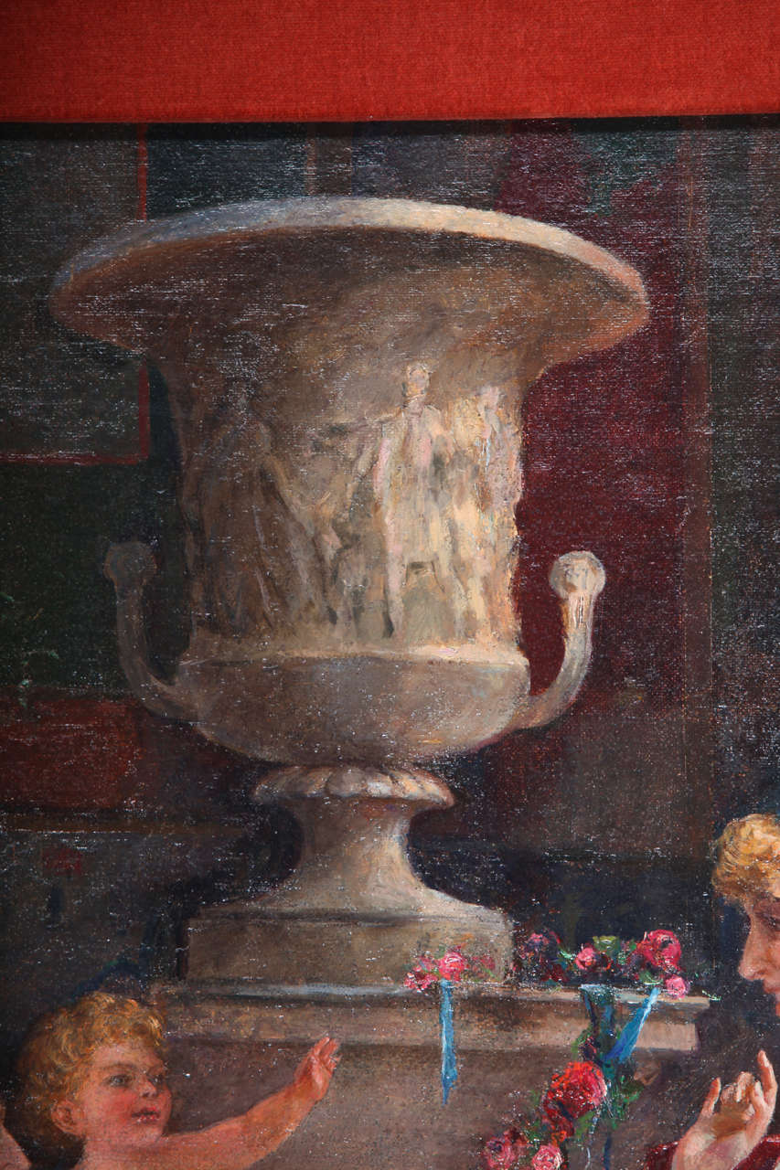 Fine Painting Oil on Canvas Signed Luigi Cavalieri at 1stDibs | luigi ...