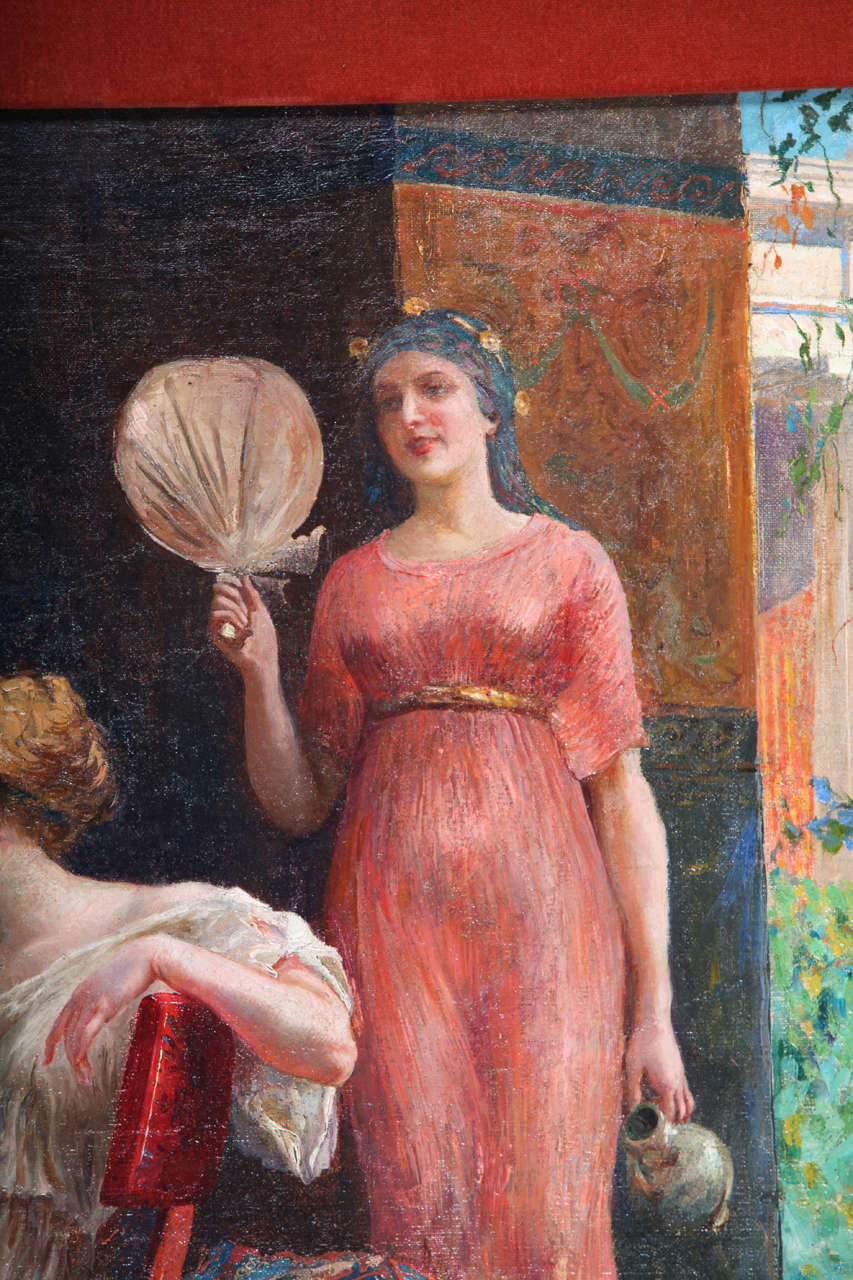Fine Painting Oil on Canvas Signed Luigi Cavalieri at 1stDibs | luigi ...