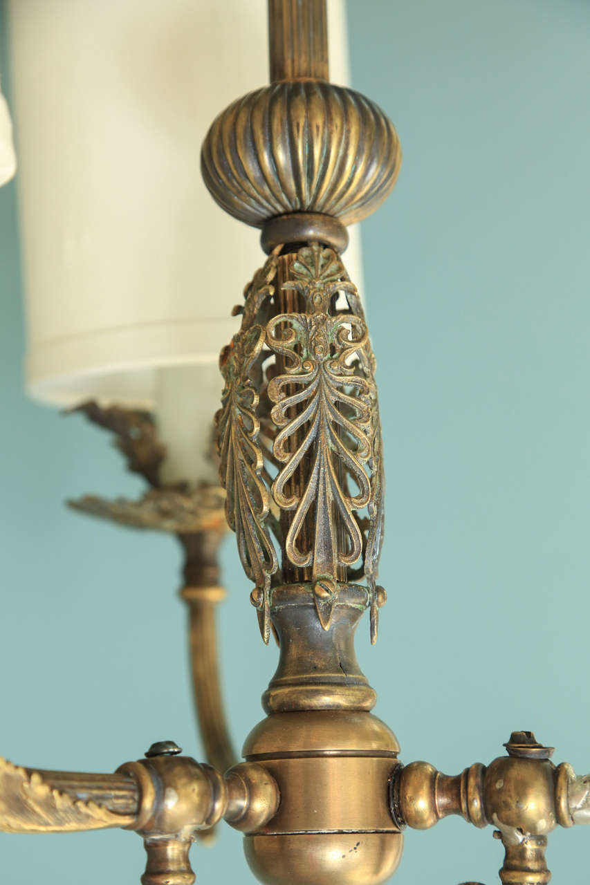 Brass Gas Lamp Hanging Pendant at 1stDibs