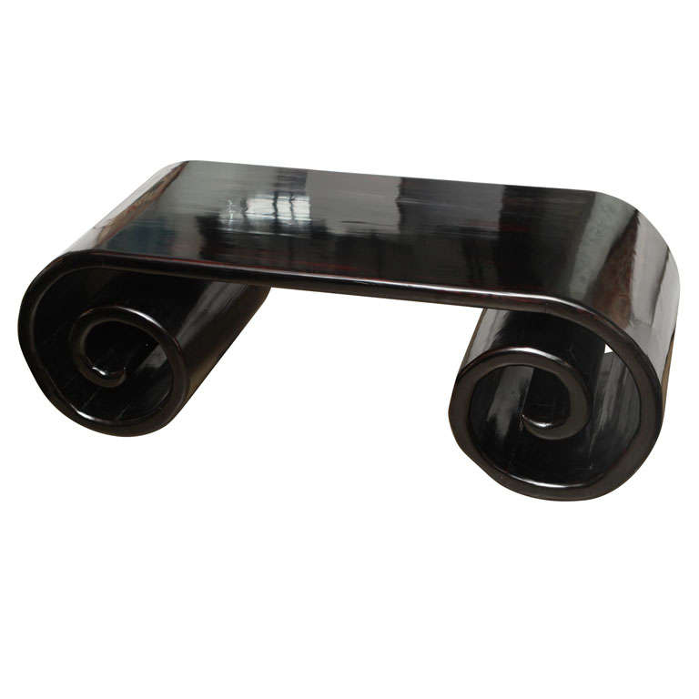 Scroll Coffee Table at 1stDibs