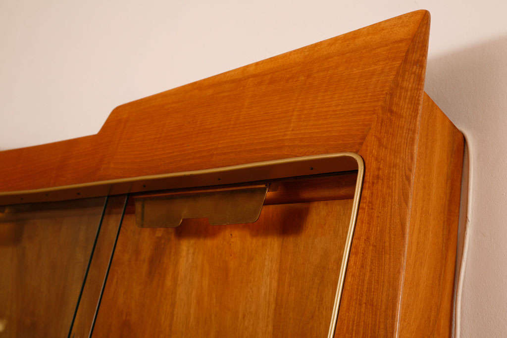 1950s Wall-Mounted Display Cabinet, Attributed to Ico Parisi For Sale ...