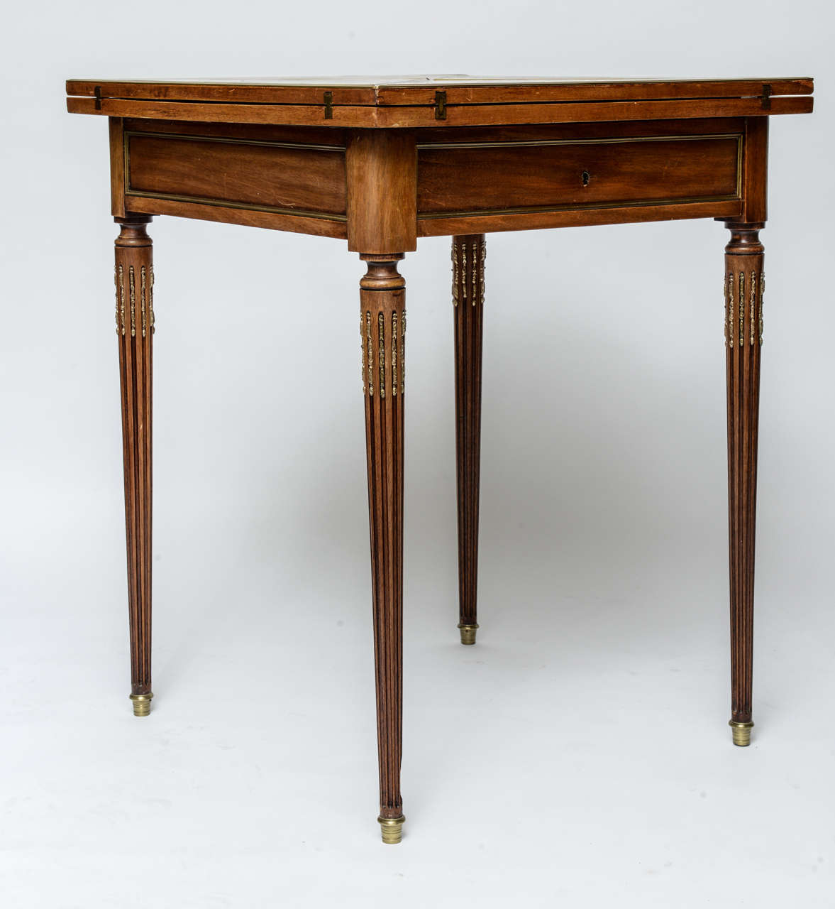 Louis XVI Style Envelope Game Table at 1stDibs