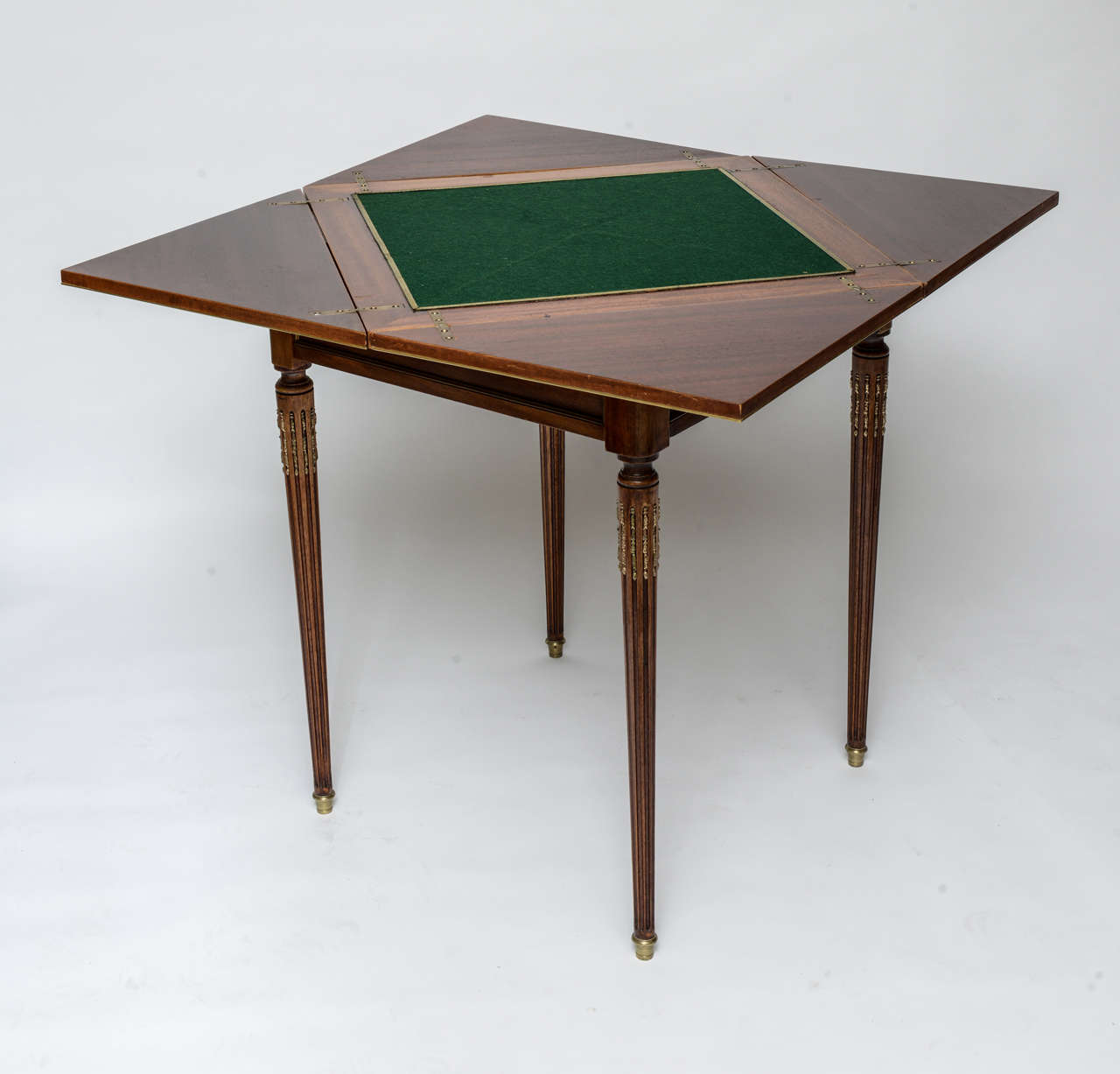 Louis XVI Style Envelope Game Table at 1stDibs