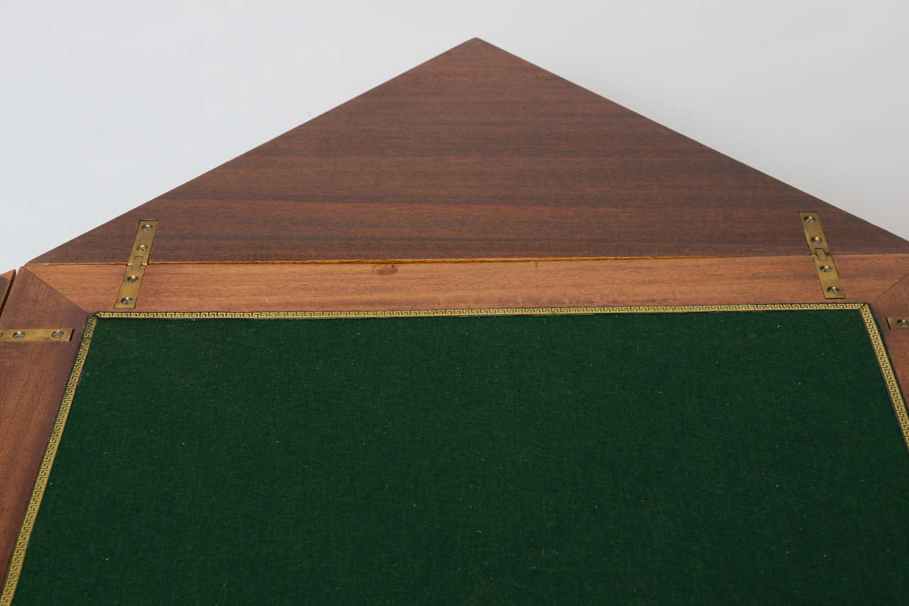 Louis XVI Style Envelope Game Table at 1stDibs