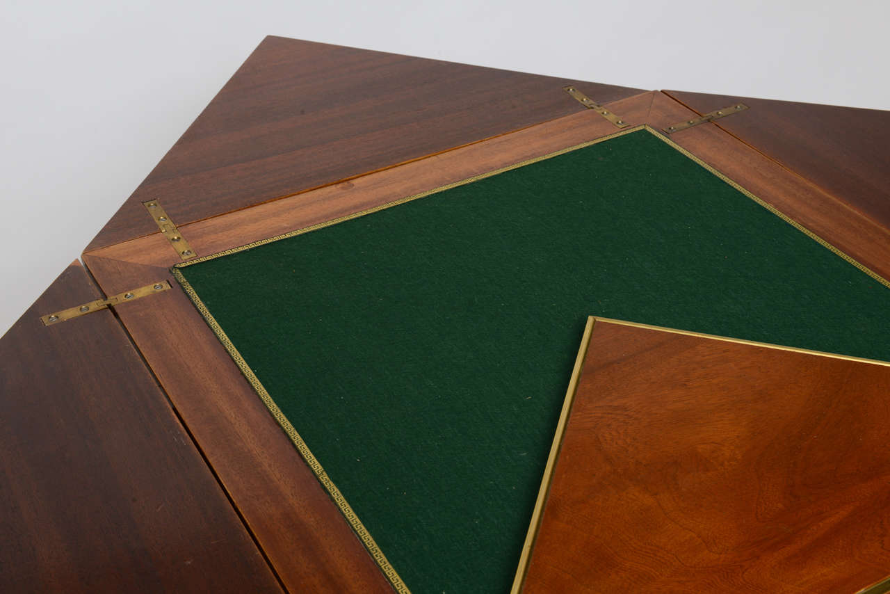 Louis XVI Style Envelope Game Table at 1stDibs