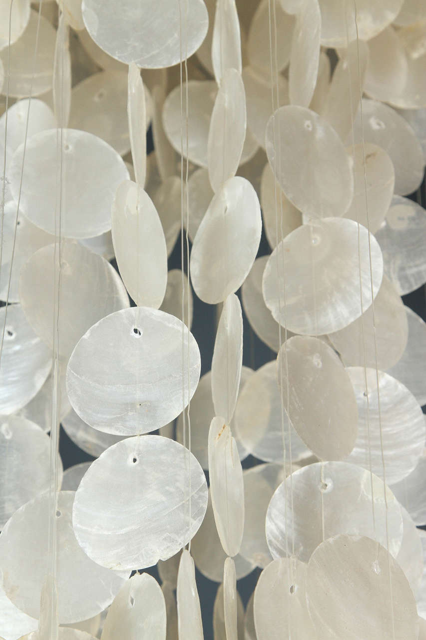 Capiz Shell Three-Tier Sculpture Hanging For Sale at 1stDibs