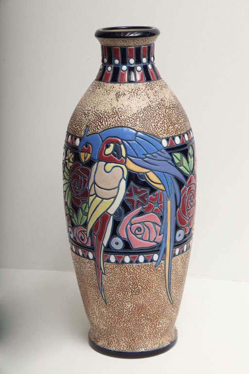Large Amphora Vase at 1stDibs