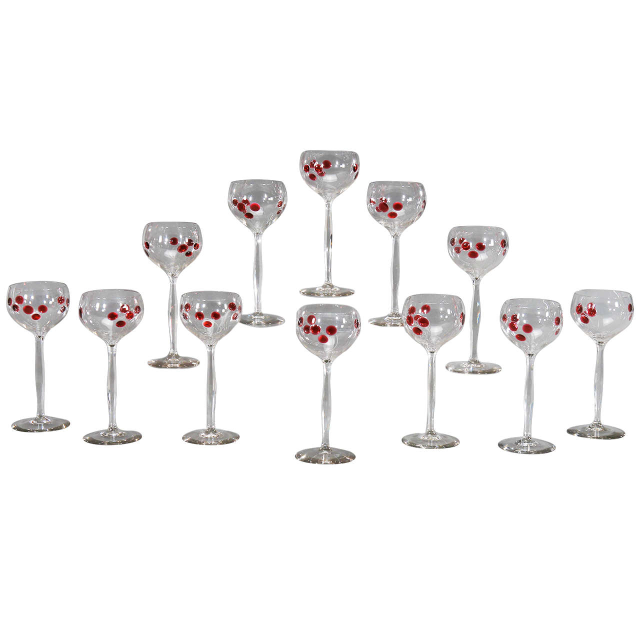 J. Hoare Art Nouveau Cut Crystal Humidor w/ Tiffany and Co. Sterling ...