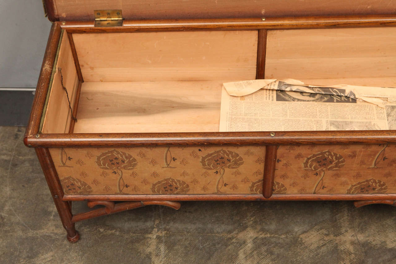 Arts and Crafts Upholstered Bentwood Bench or Trunk at 1stDibs | arts ...