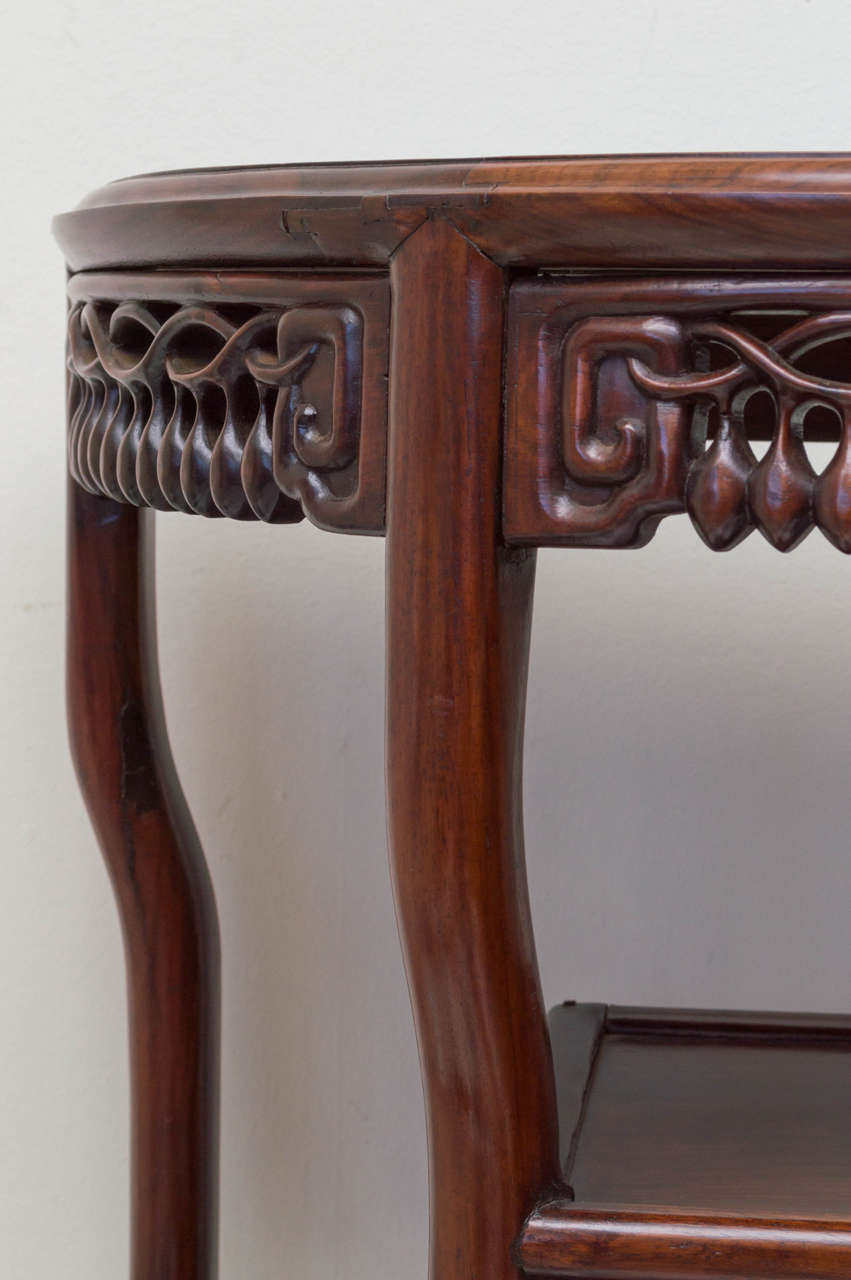 Late 19th Century Chinese Hong Mu Demilune Form Table at 1stDibs | mudemi