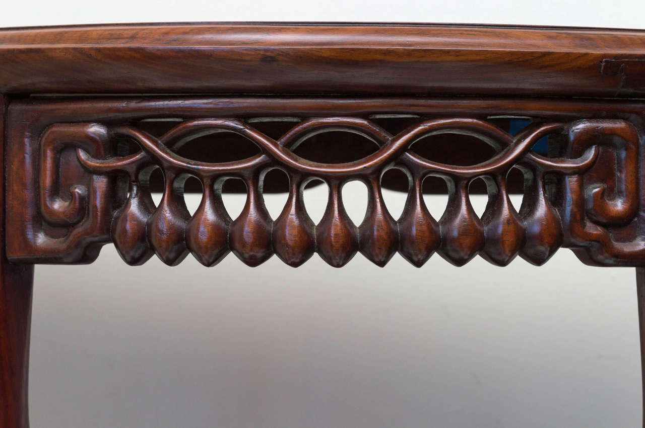 Late 19th Century Chinese Hong Mu Demilune Form Table at 1stDibs | mudemi