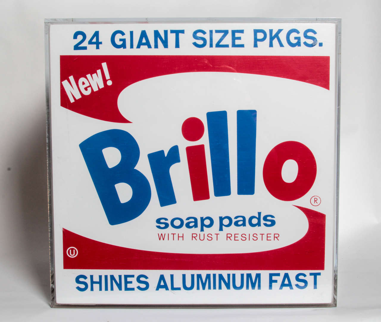 Painted Plywood Brillo Box in the Manner of Andy Warhol at 1stDibs ...
