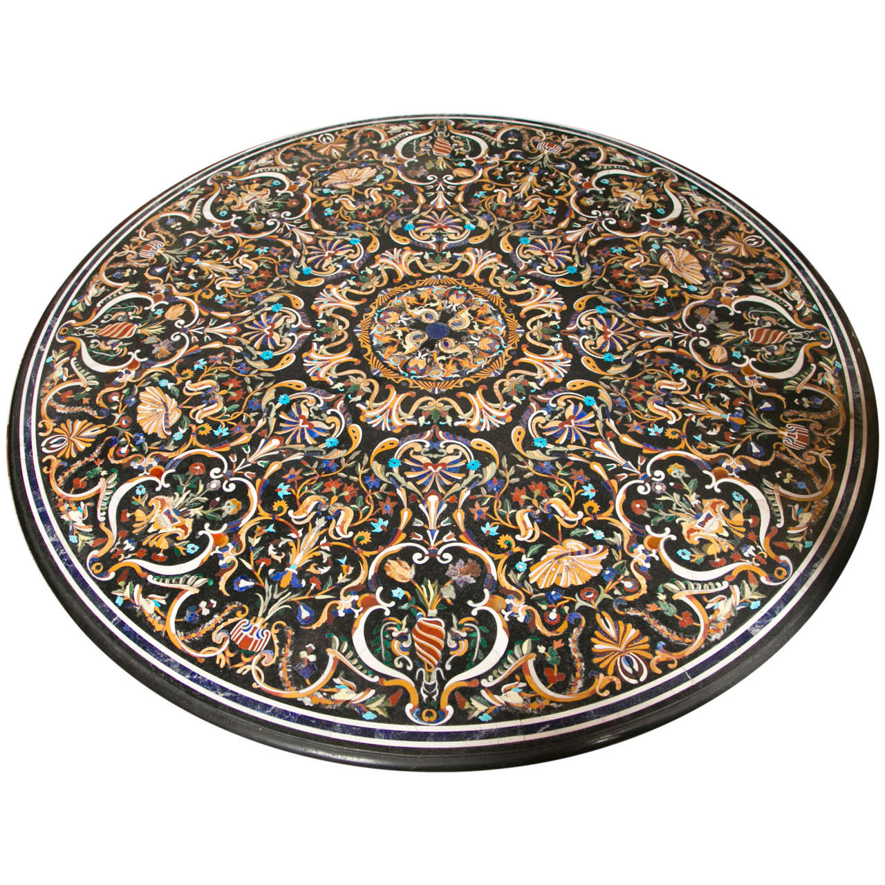 Incredible Pietra Dura Table Top at 1stDibs