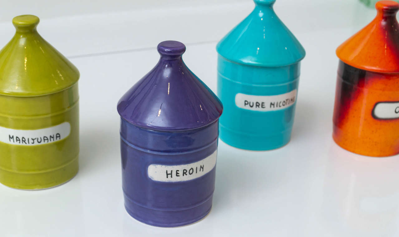 Raymor Italian Drug Jars at 1stDibs
