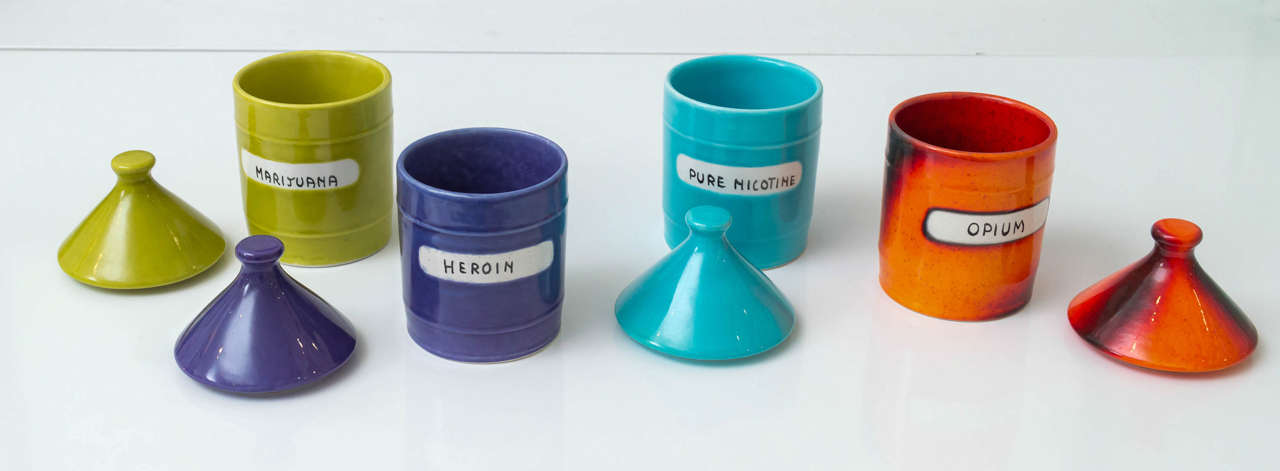 Raymor Italian Drug Jars at 1stDibs