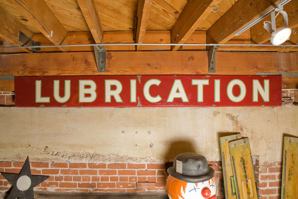 Circa 1930's Standard Oil Service Station "Lubrication" Sign at 1stDibs ...