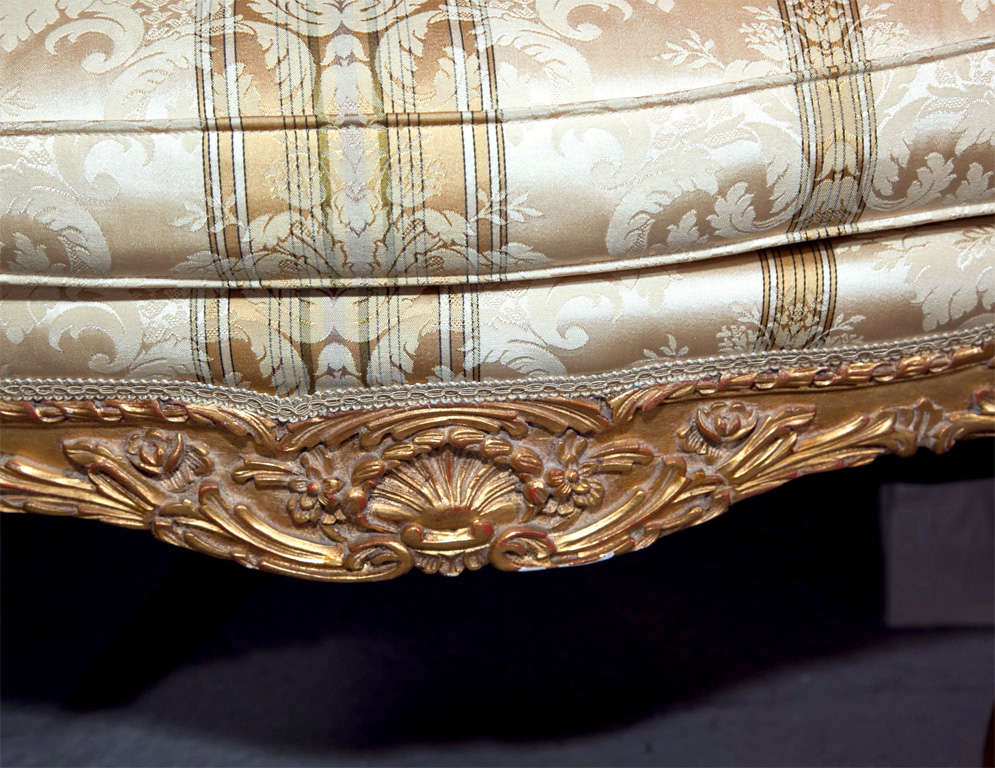 French Rococo Style Canapé at 1stDibs