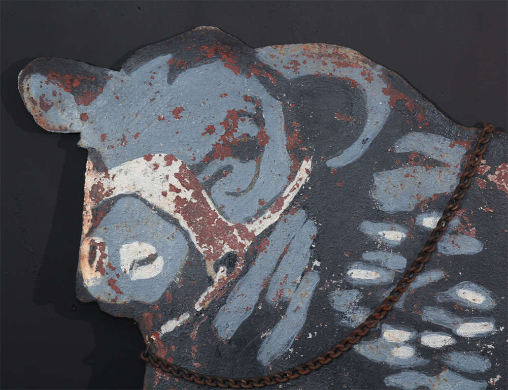 Texas Black Angus Ranch Sign at 1stDibs