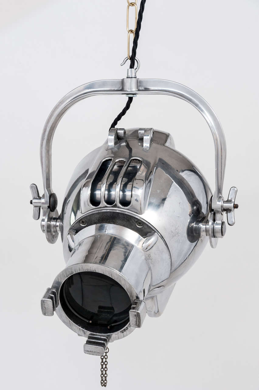 Strand Patt 23 Vintage Industrial Theatre Lamp For Sale at 1stDibs