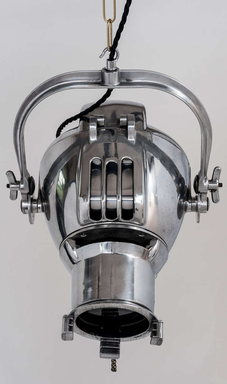 Strand Patt 23 Vintage Industrial Theatre Lamp For Sale at 1stDibs