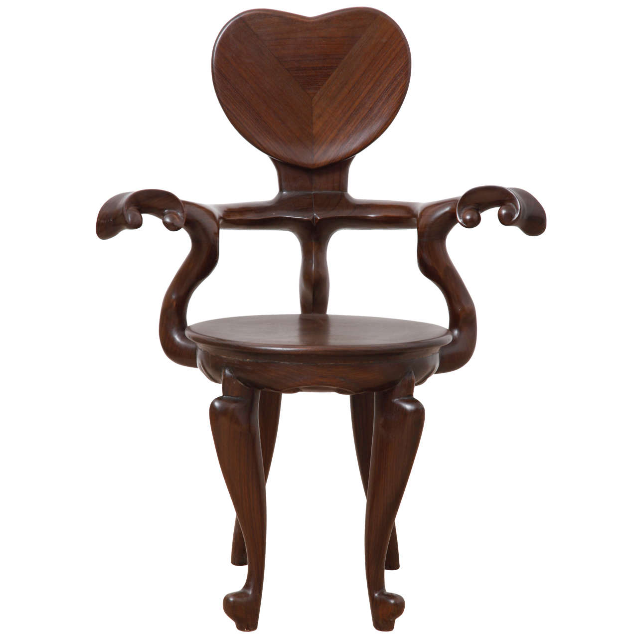Gaudi Casa Calvet Easy Chair at 1stDibs | gaudi chair, casa calvet ...