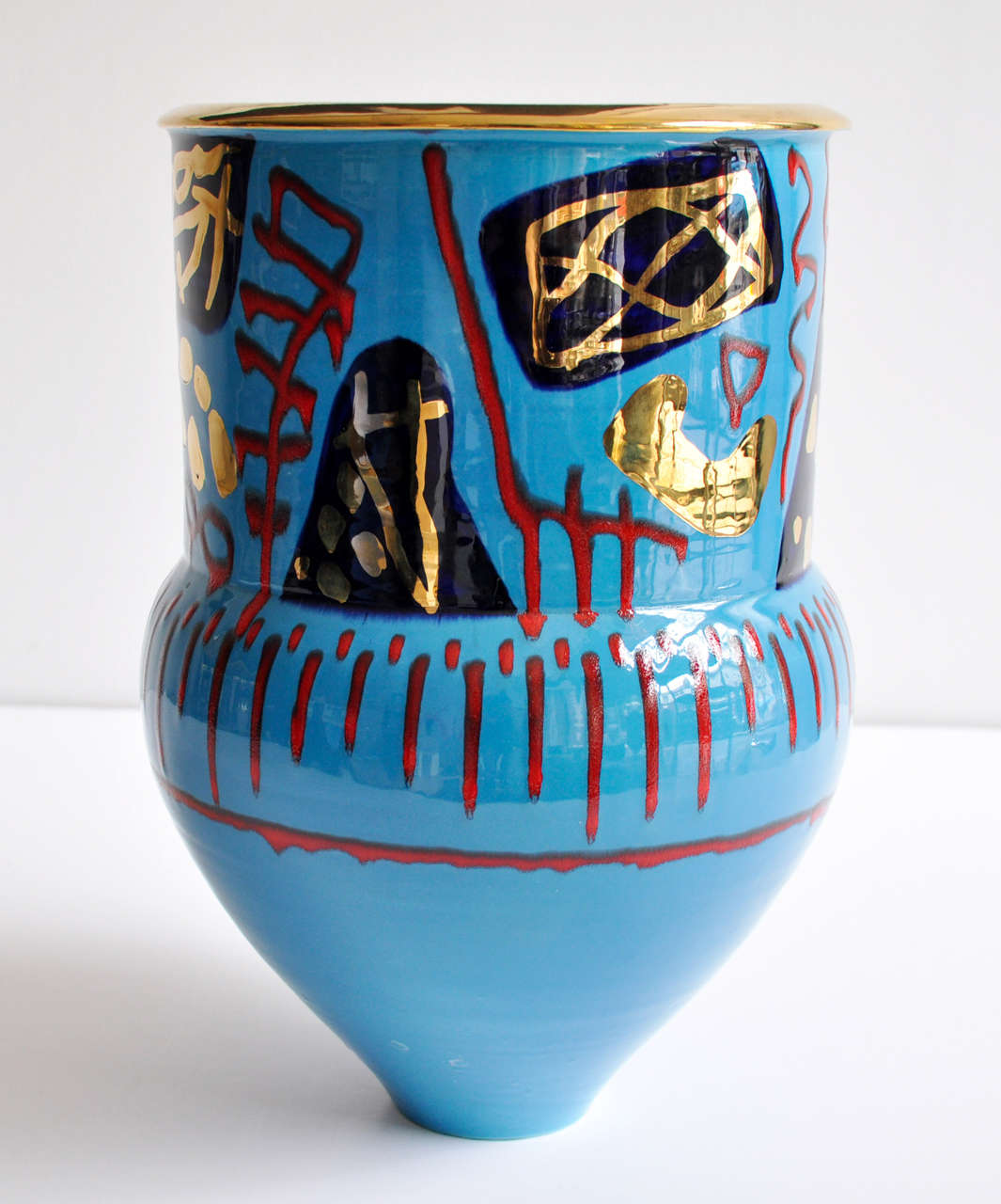 1980s Monumental Ceramic Vessel by Anna Silver For Sale at 1stDibs