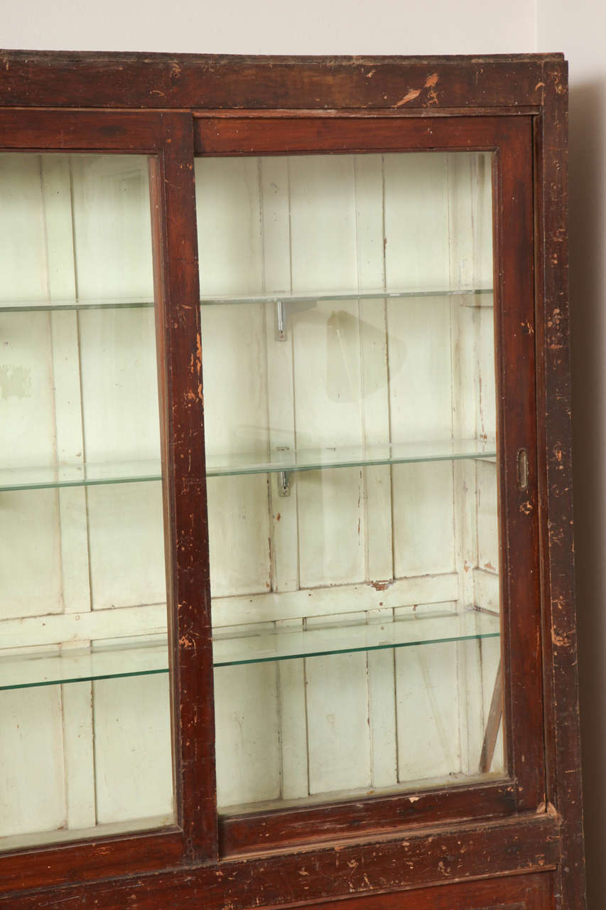Glass-Front Indian Bookcase at 1stDibs