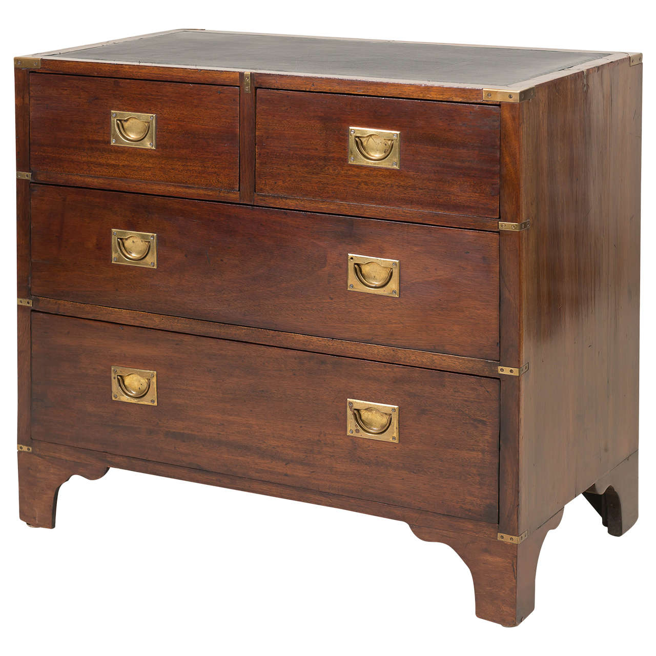 English Regency Style Campaign Chest of Drawers at 1stDibs | regency ...