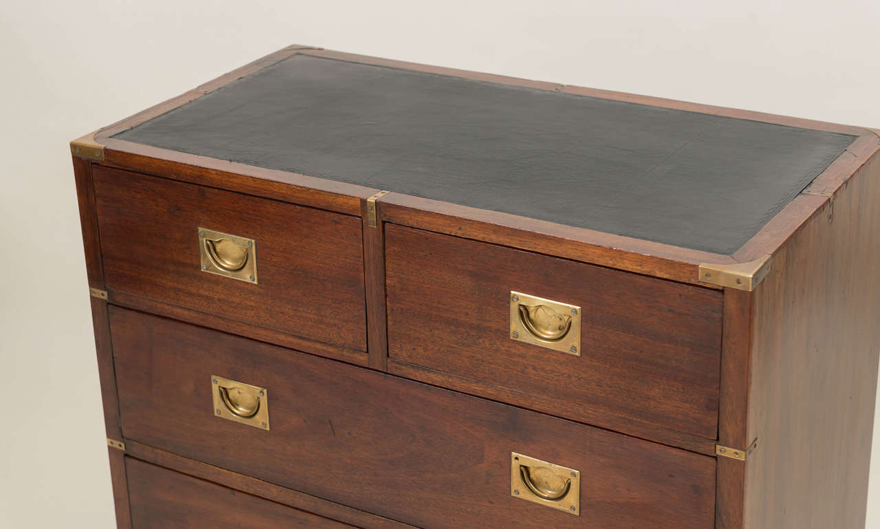 English Regency Style Campaign Chest of Drawers at 1stDibs | regency ...