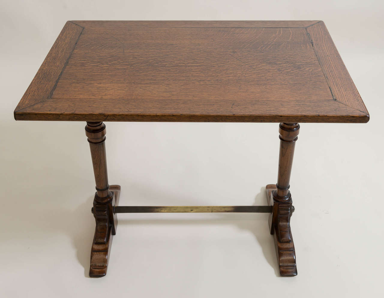 Late 19th Century English Oak Library Table at 1stDibs