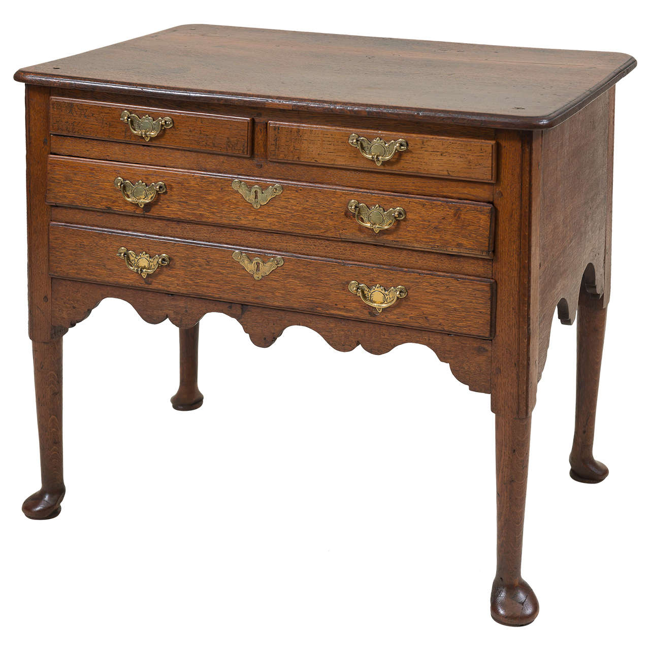 Walnut Antique Side Table / Low Boy For Sale at 1stDibs